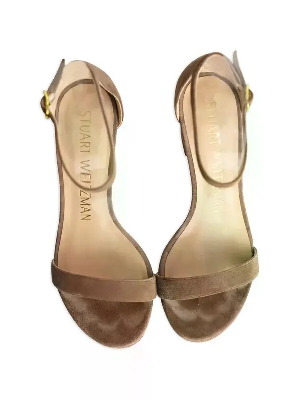 STUART WEITZMAN Block-heel Sandals - Brown