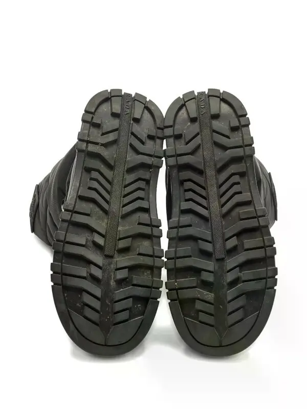 Prada Buckled Quilted Snow Boots