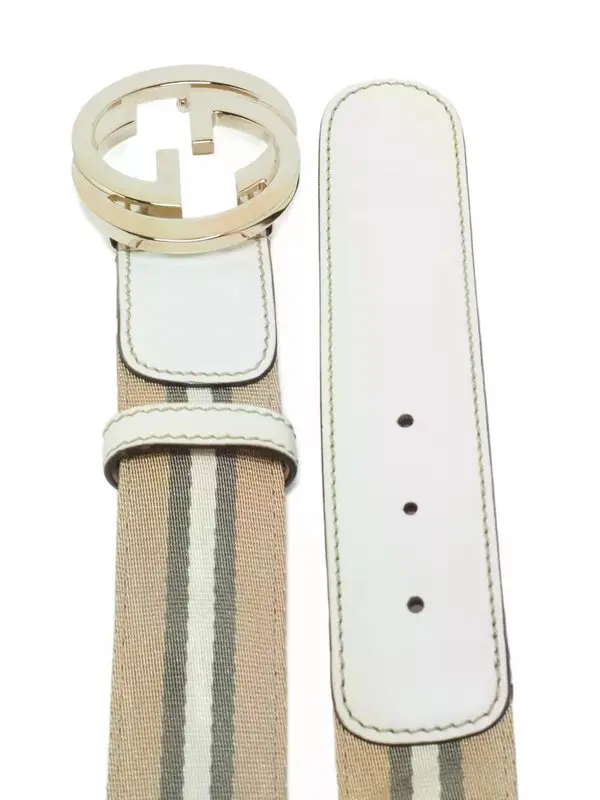 Gucci Web Stripe Logo Belt