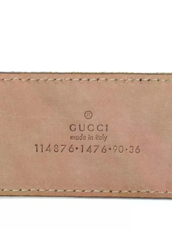 Gucci Web Stripe Logo Belt