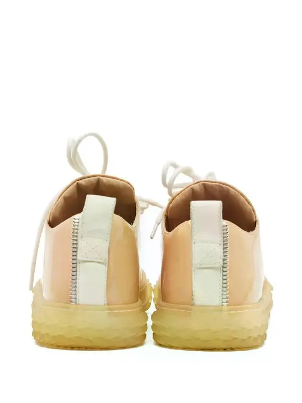 GIUSEPPE ZANOTTI Blabber Leather Sneakers - Neutrals