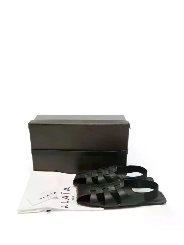 Alaïa Caged Flat Sandals
