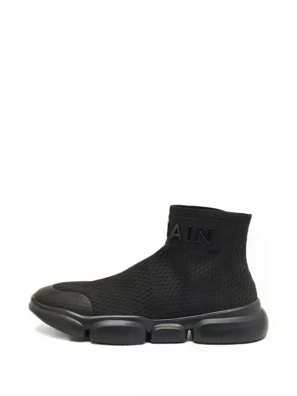 Balmain Logo-plaque High-top Sneakers