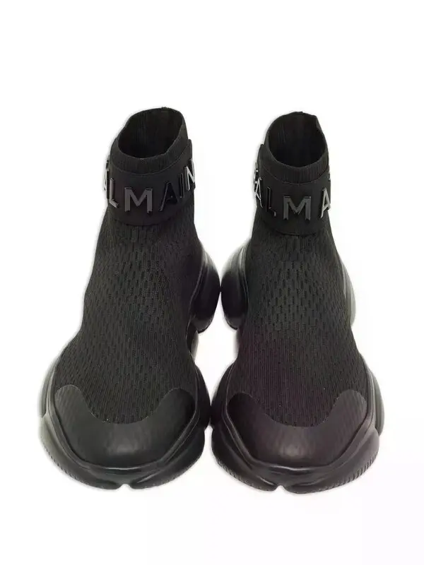 Balmain Logo-plaque High-top Sneakers