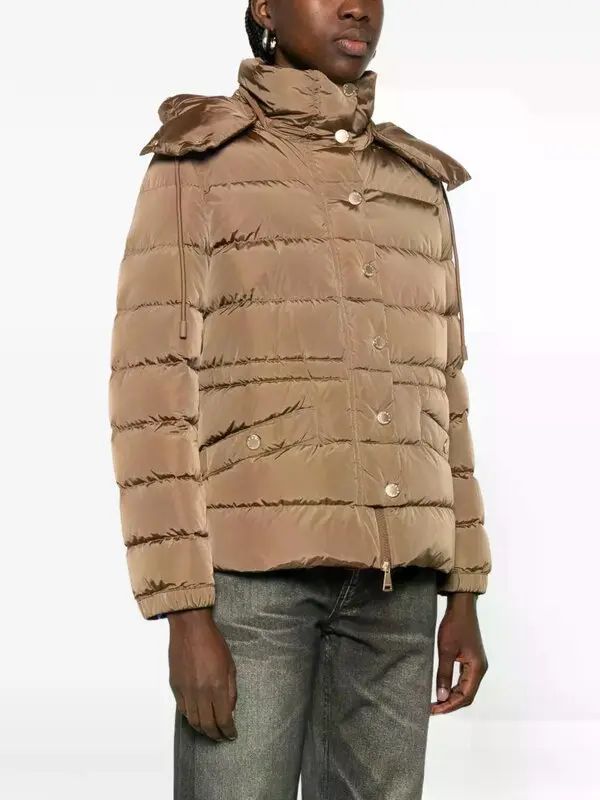 Max Mara Button Hooded Jacket