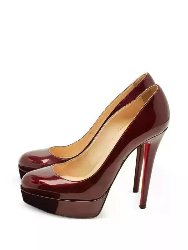 CHRISTIAN LOUBOUTIN Platform High-heel Pumps - Red