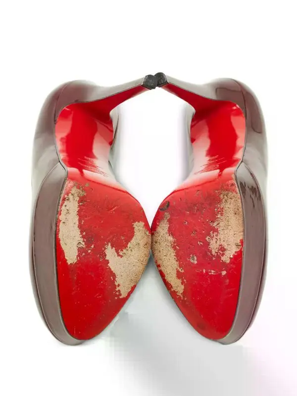 CHRISTIAN LOUBOUTIN Platform High-heel Pumps - Red