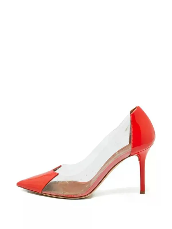 MALONE SOULIERS Transparent-panel Stiletto Pumps
