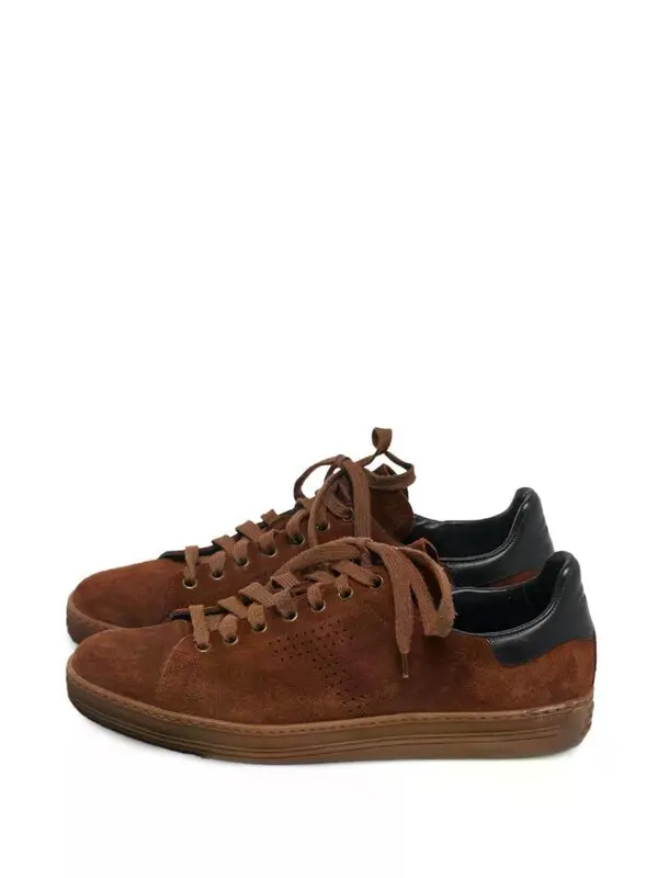 TOM FORD Suede Lace-up Sneakers