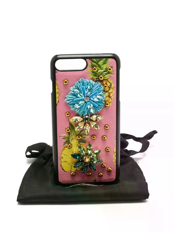 Dolce & Gabbana Fruit-print Iphone 7 Plus Case - Pink
