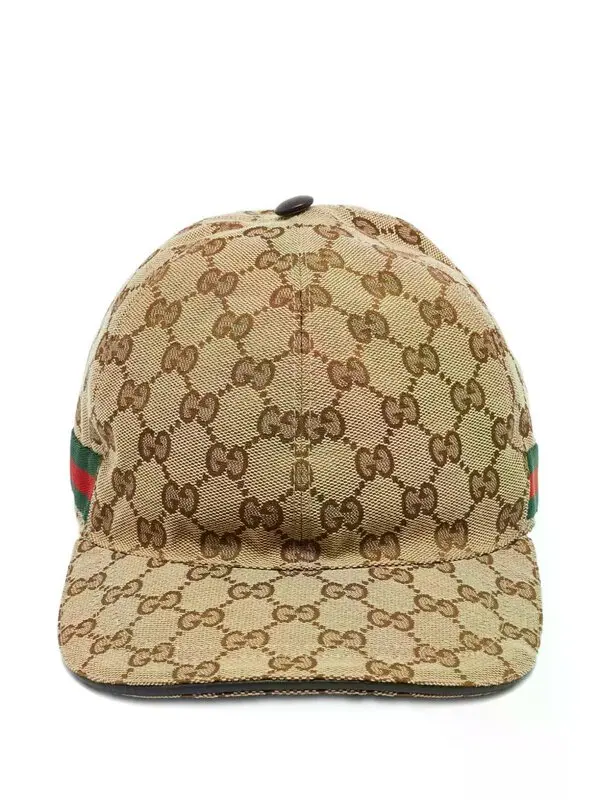 Gucci Patterned Baseball Cap - Neutrals