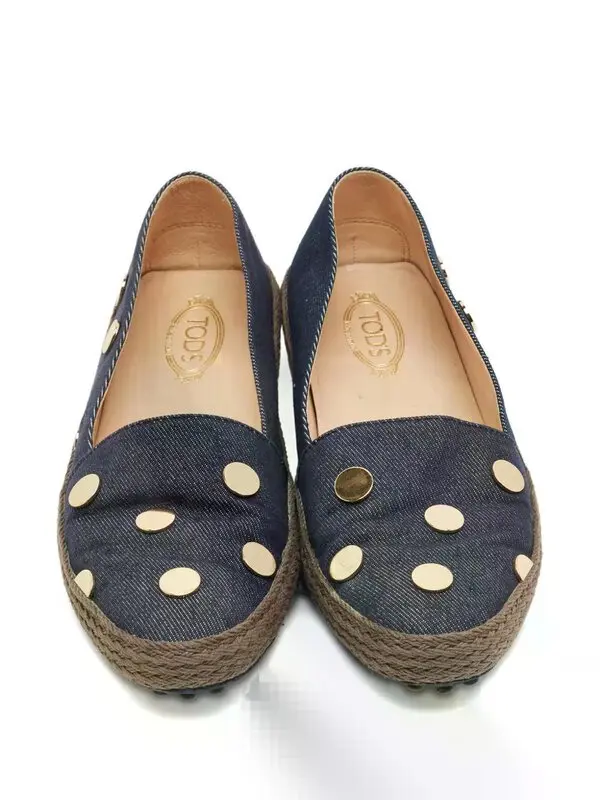 TOD'S Studded Espadrilles