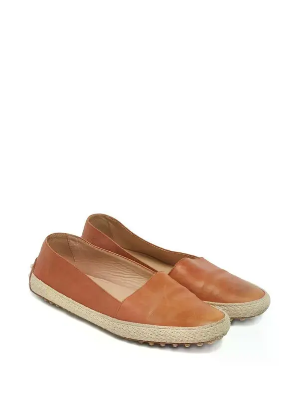 TOD'S Leather Espadrilles