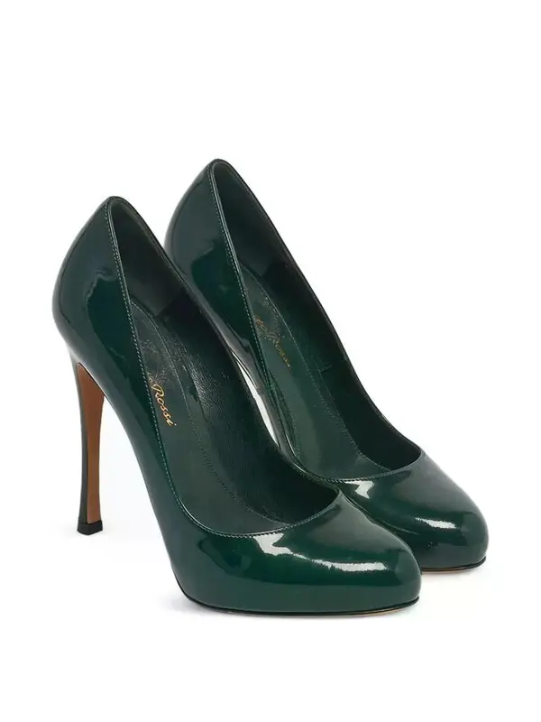 GIANVITO ROSSI Platform Leather Pumps