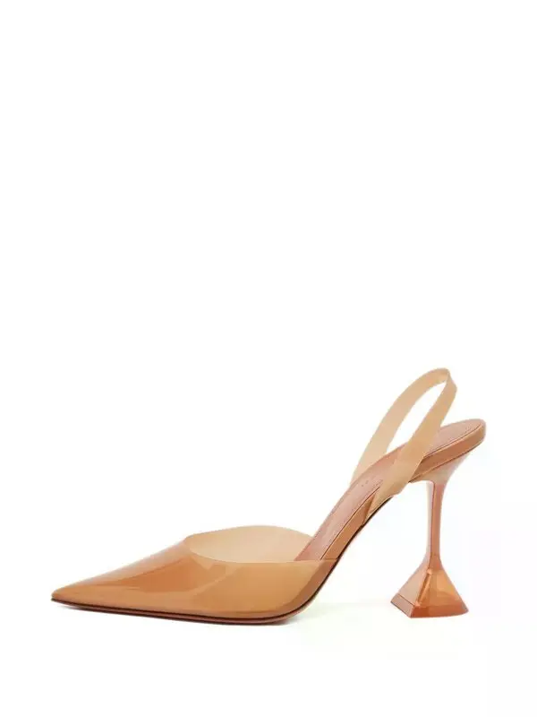 Amina Muaddi Holli Slingback Pumps