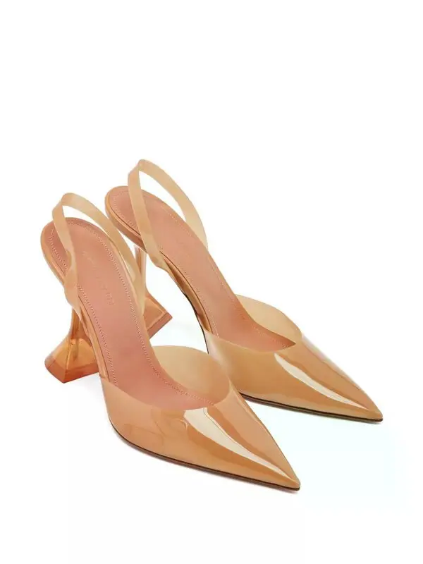 Amina Muaddi Holli Slingback Pumps