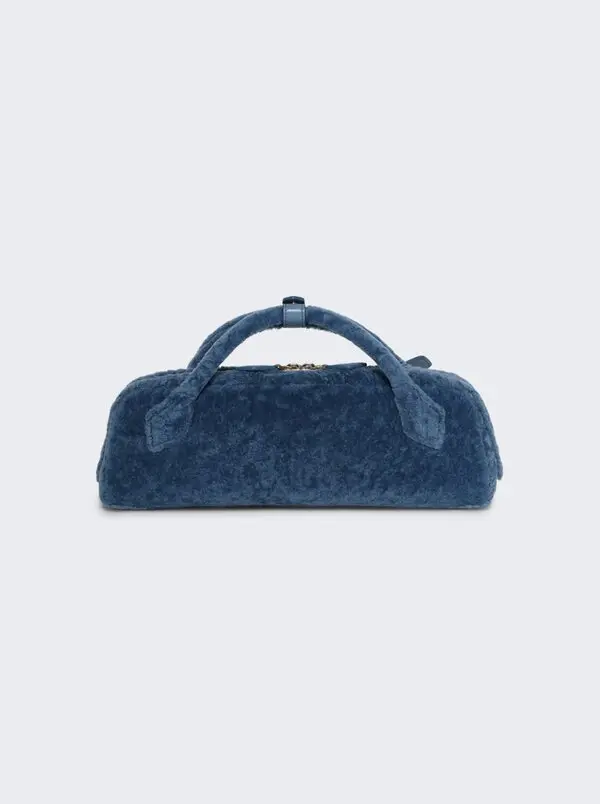 ALAÃA Alaïa Le Teckel Clutch In Shaved Shearling