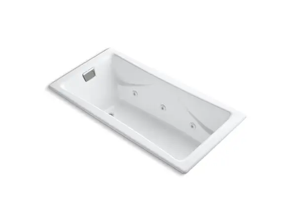 KOHLER Tea-for-two 71-3/4" X 36" Drop-in/undermount Whirlpool Bath - One-color