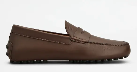 TOD'S Gommino Loafers In Leather - Brown