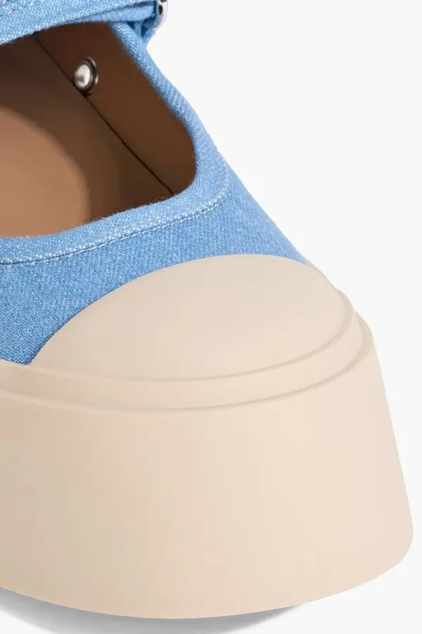 Marni Pablo Denim Platform Sneakers