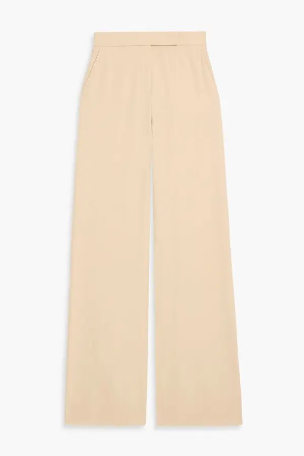 Max Mara Wool-twill Wide-leg Pants
