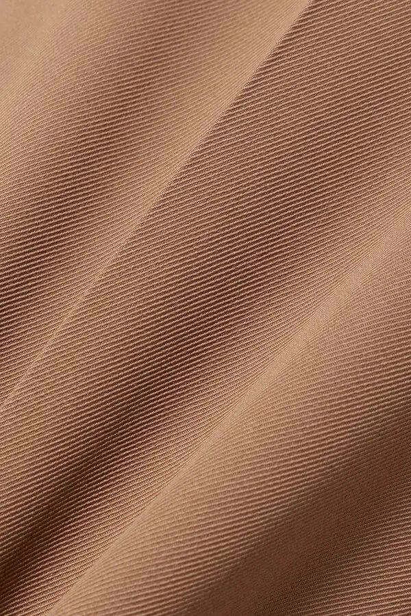 Max Mara Ninfa Wool Twill Wide-leg Pants - Camel