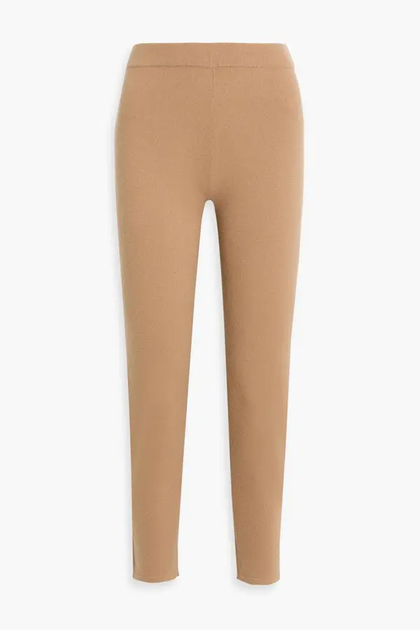 Max Mara Larix Cashmere-blend Slim-leg Pants