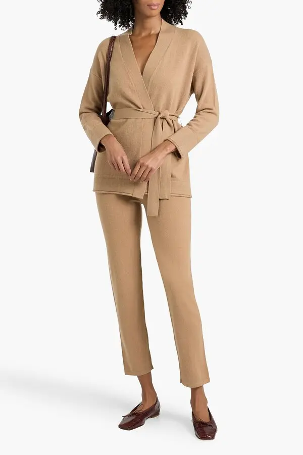 Max Mara Larix Cashmere-blend Slim-leg Pants
