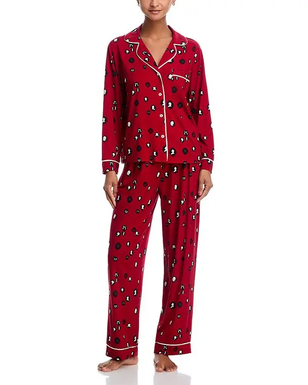 Aqua X Wuthering Heights Cameo Pajama Set Exclusive - Red/black