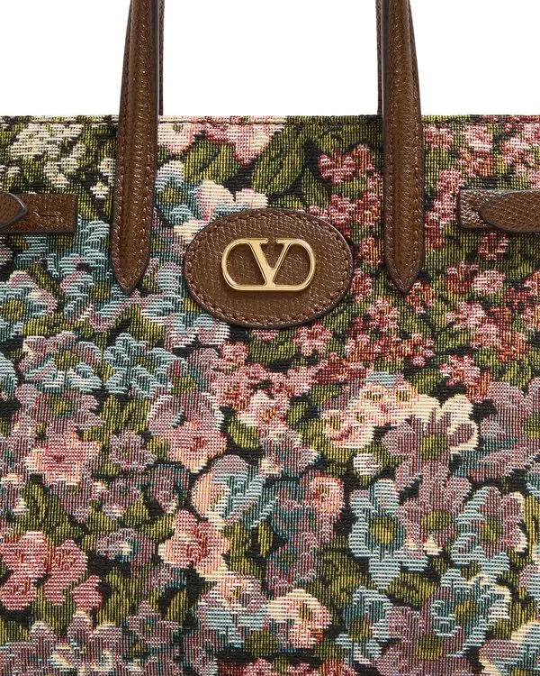 Valentino Garavani Vlogo Tapestry Tote