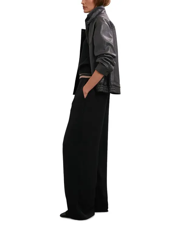 REISS Petite Sonny Wide Leg Pants