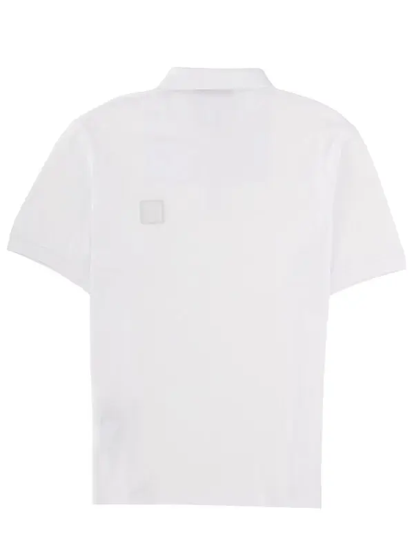 Stone Island Polo With Logo - White