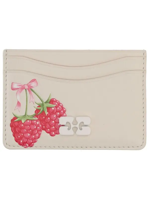 GANNI Heart Mirror Keychain - Pink