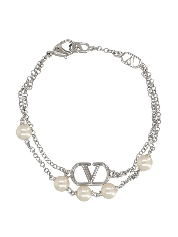Valentino Garavani Vlogo Signature Bracelet - Silver