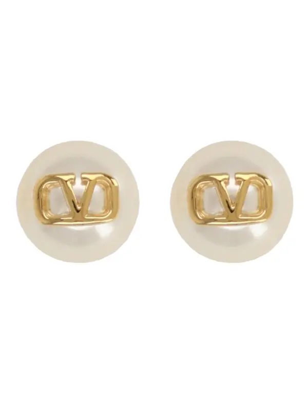 Valentino Garavani Vlogo Signature Earrings - Gold