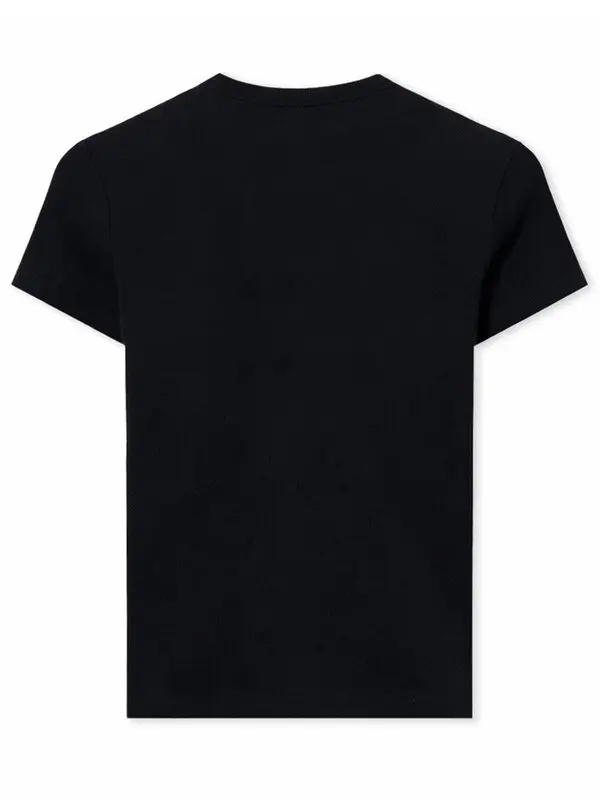 Off-White Basic T-shirt With Logo - Black
