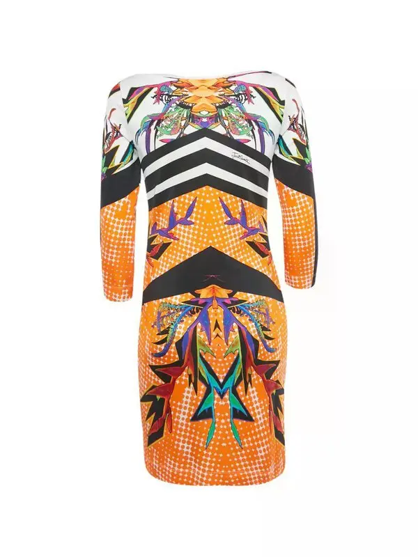 Just Cavalli Geometric-pattern Midi Dress