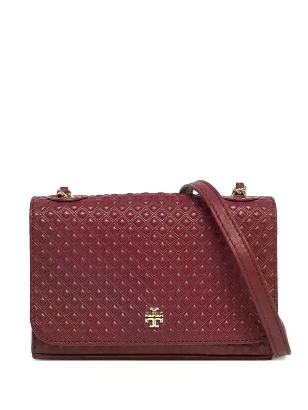 Tory Burch Embossed Leather Shoulder Bag