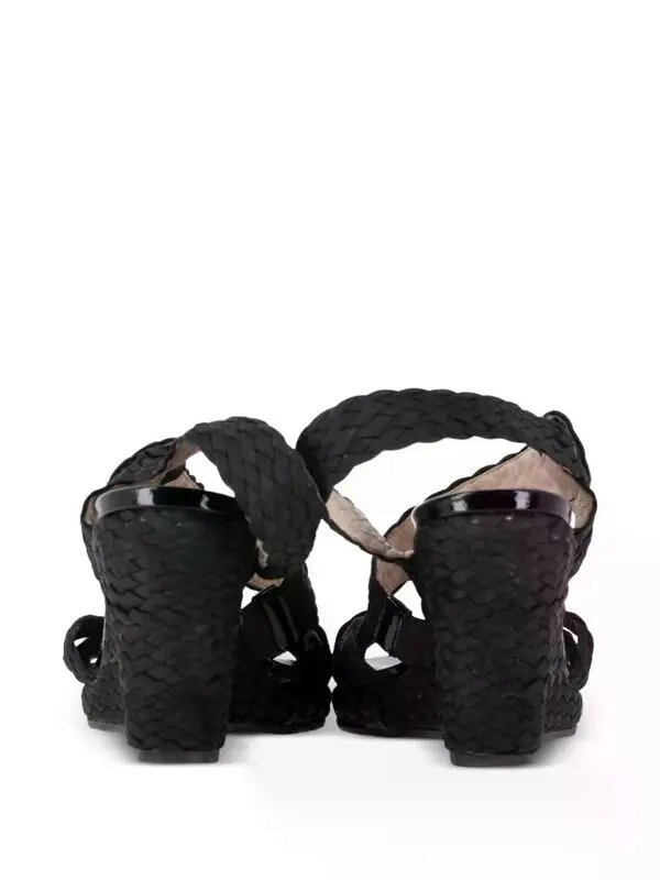 FERRAGAMO Wedge Espadrille Sandals