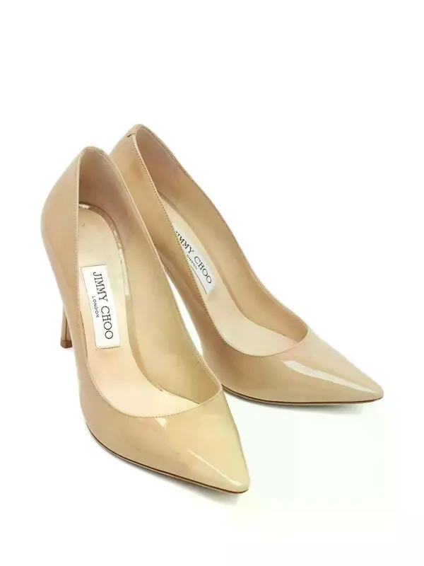 JIMMY CHOO Leather Pointed-toe Pumps