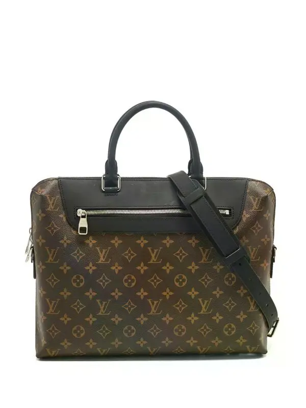 LOUIS VUITTON Monogram Macassar Leather Bag