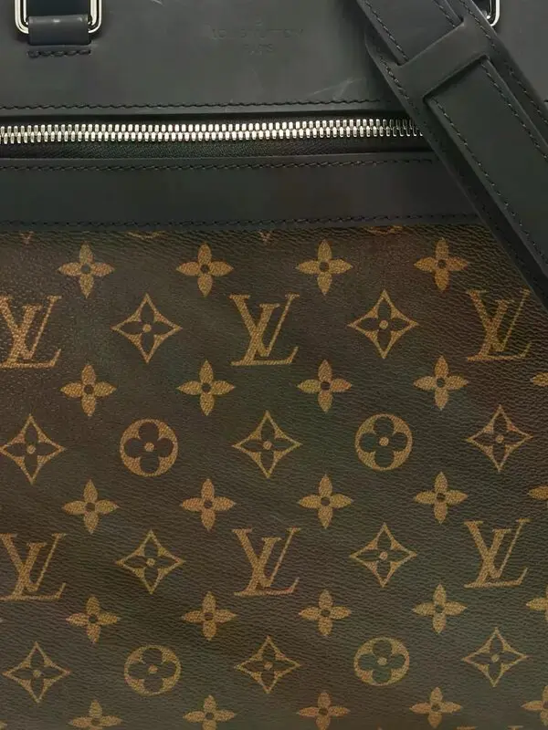 LOUIS VUITTON Monogram Macassar Leather Bag
