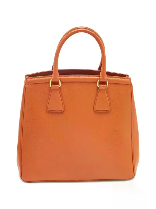 Prada Parabole Leather Tote Bag