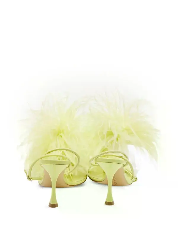 Bottega Veneta Feather Embellished Sandals