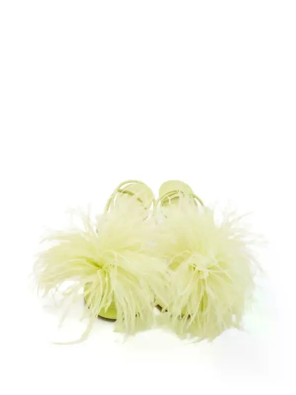 Bottega Veneta Feather Embellished Sandals