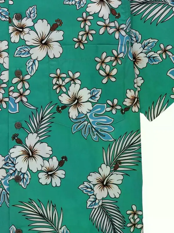 FORTELA Tropical-print Short-sleeve Shirt