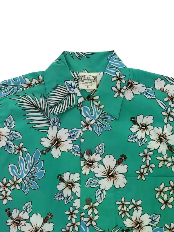 FORTELA Tropical-print Short-sleeve Shirt