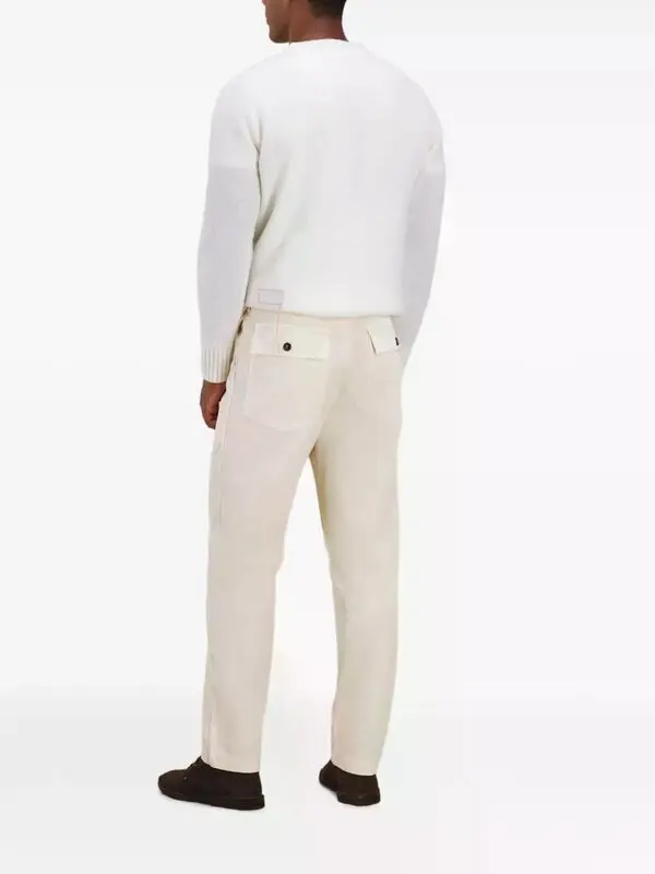 FORTELA Patch-pocket Trousers - Neutrals