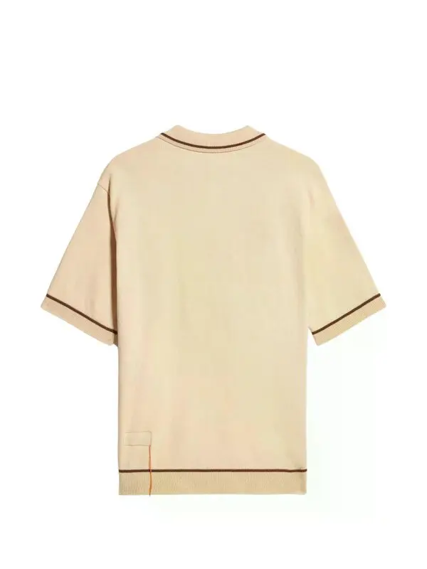 FORTELA Herrison Contrast-trim Pocket Polo Shirt - Neutrals