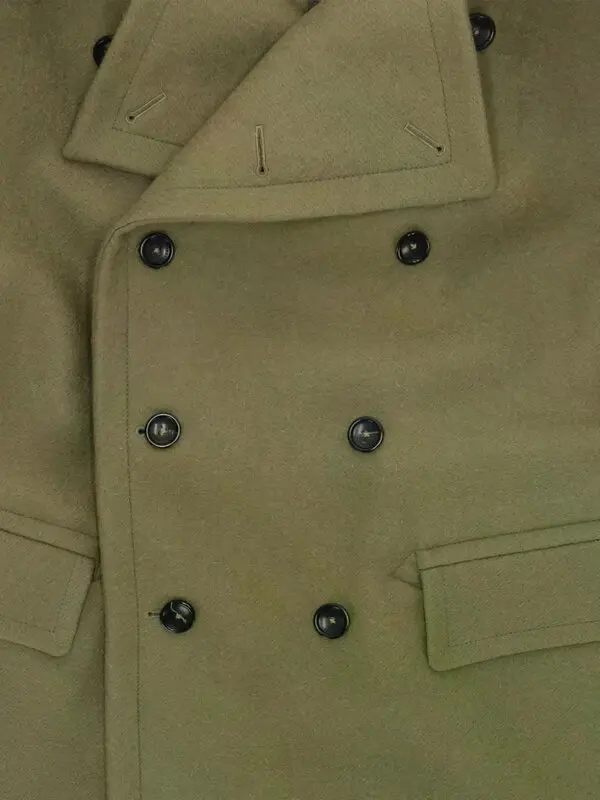 FORTELA Winston Double-breasted Coat - Green
